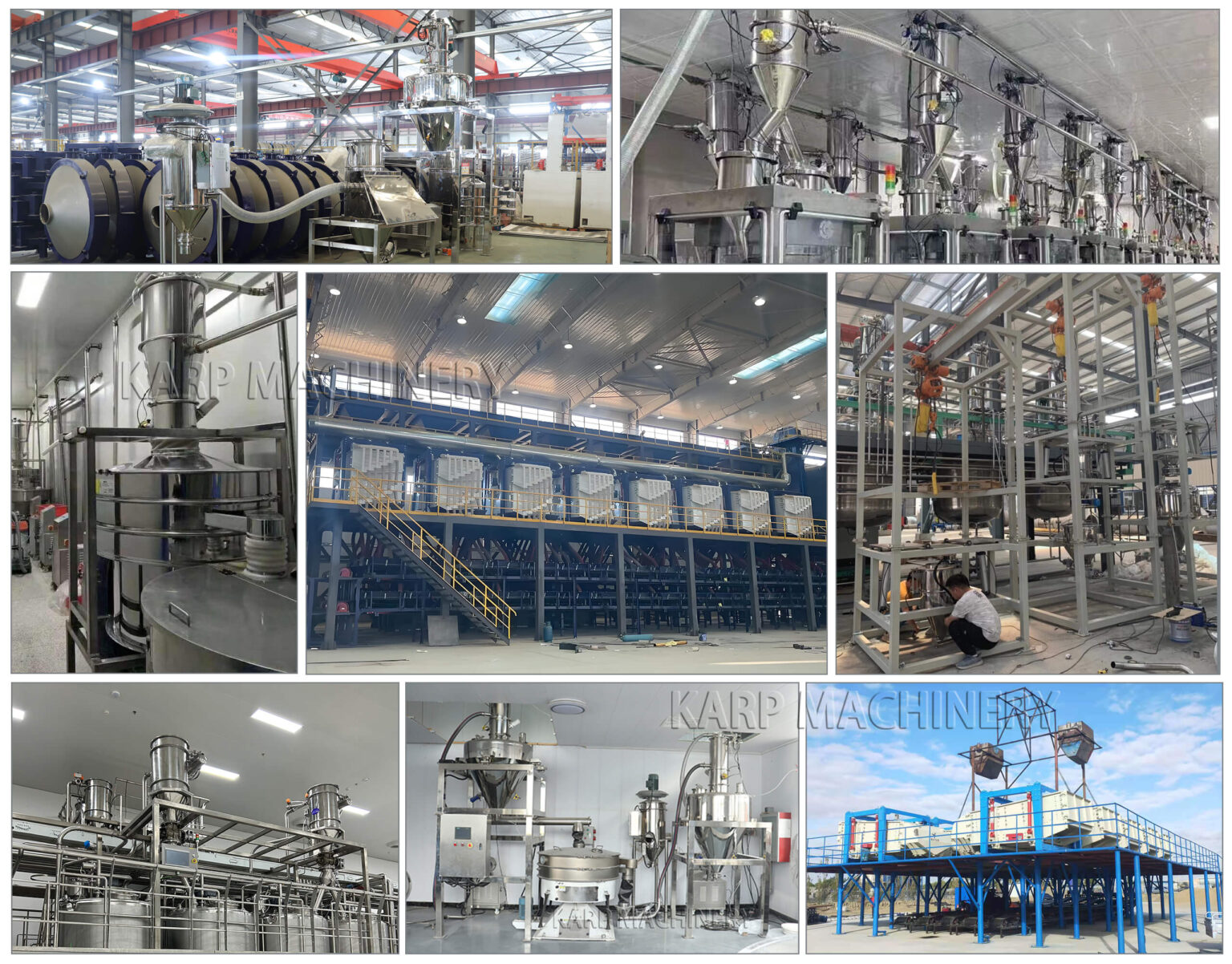 Powder handling system - Xinxiang KARP Machinery Equipment., Co Ltd