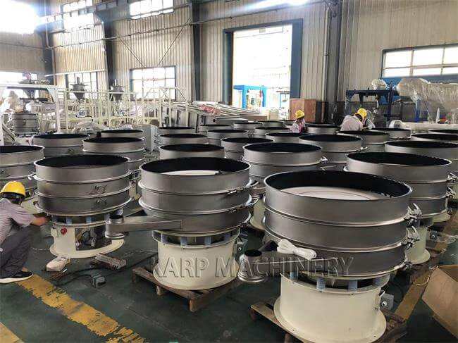 Round Rotary vibrating sieve for Lithium battery materials sifting - sieve