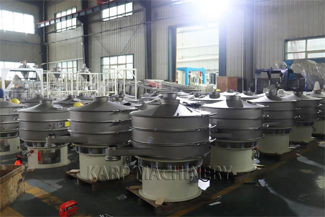 Round Rotary vibrating sieve for Lithium battery materials sifting - sieve